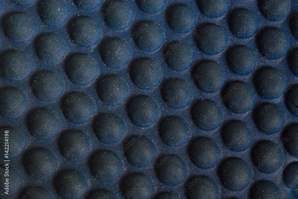 Texture of rubber surface with circular bulge, protruded and curve out ...