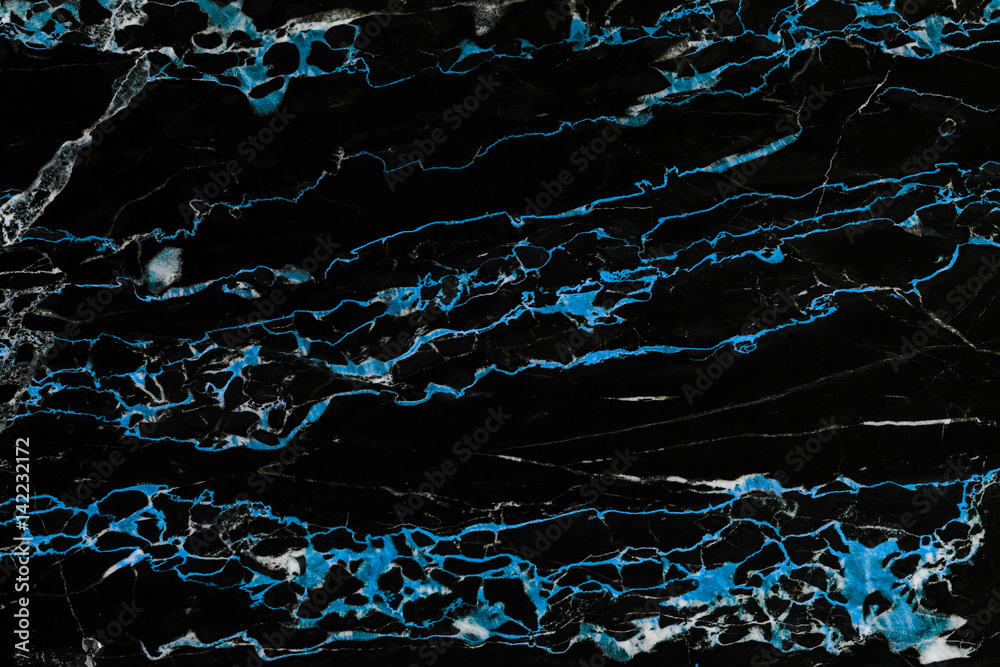Black and blue marble texture Stock Photo | Adobe Stock