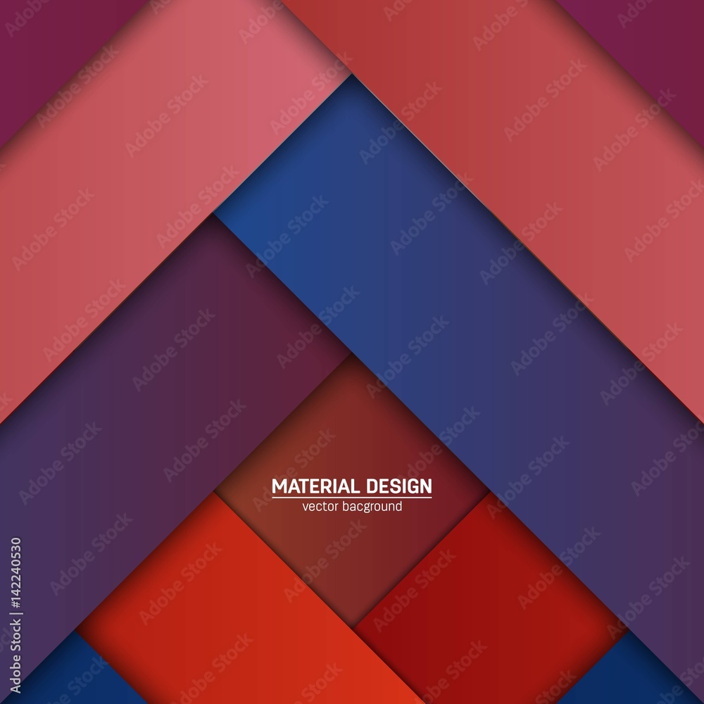 Vector material design background. Abstract creative concept layout ...