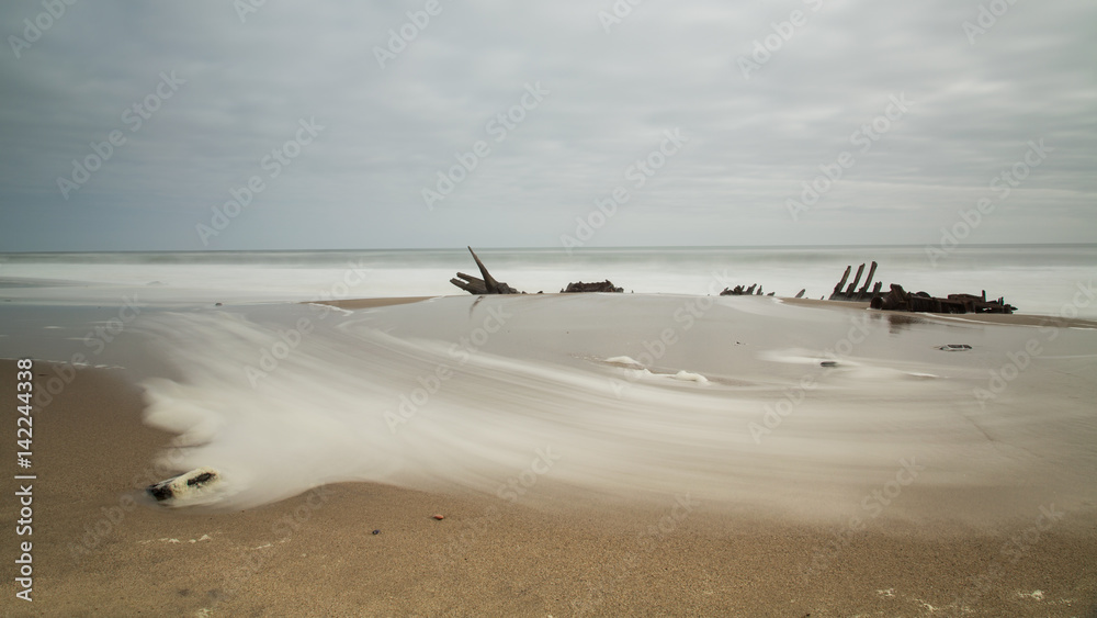 Benguela Eagle Shipwreck, Skeleton Coast, Namibia Stock Photo | Adobe Stock
