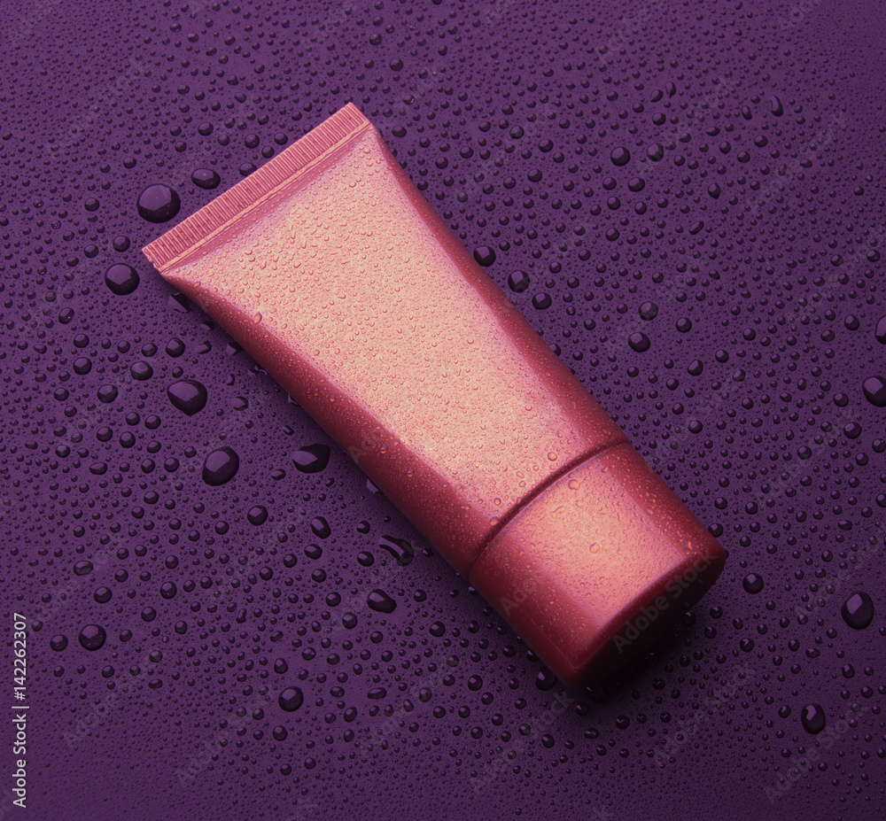 realistic blank tubes for cosmetics. Tube of cream. isolated on a ...