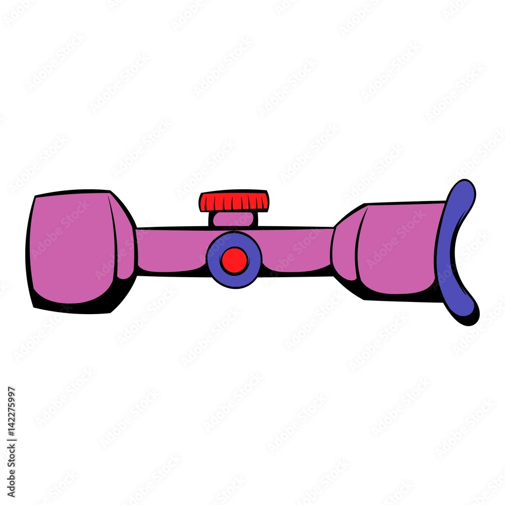 Scope icon in icon cartoon Stock Vector | Adobe Stock