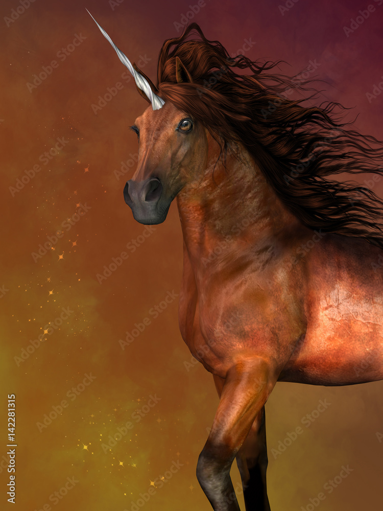 Dapple Bay Unicorn - A unicorn is a mythological creature that has the ...