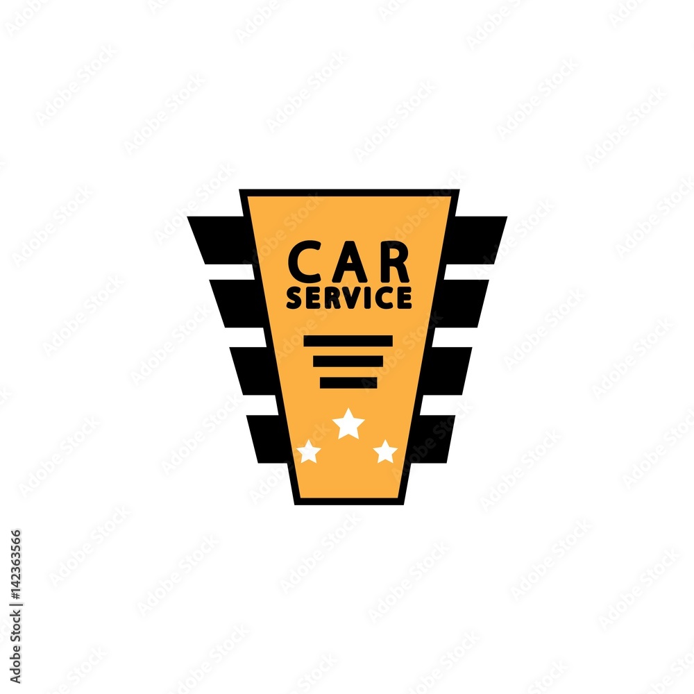 car service logo, vector illustration Stock Vector | Adobe Stock