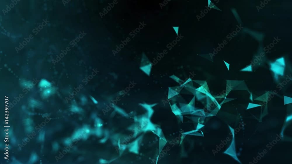 Abstract plexus background for logo Stock Video | Adobe Stock