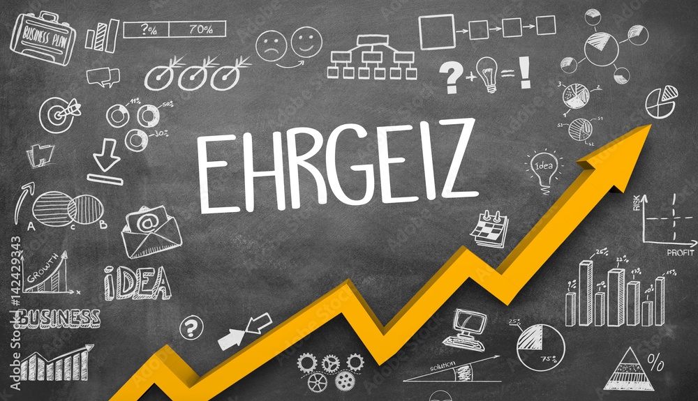 Ehrgeiz / Tafel / Symbole Stock Illustration | Adobe Stock