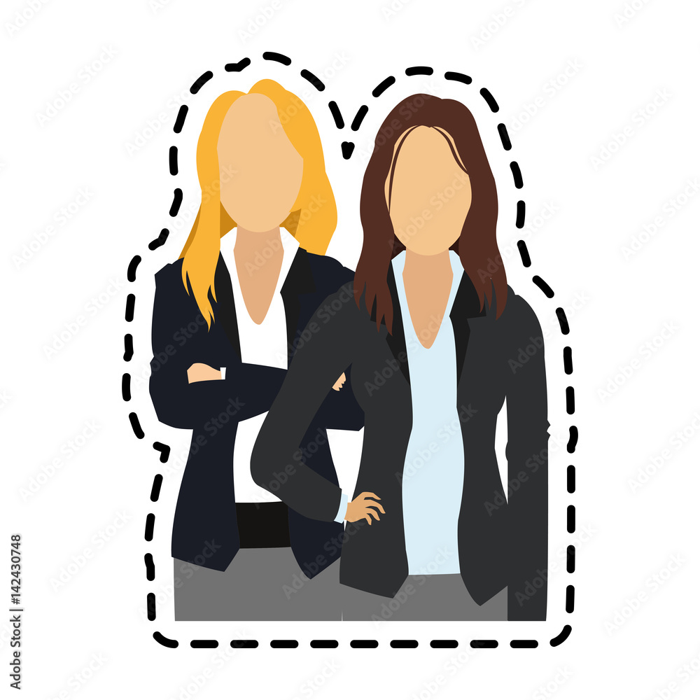 faceless business people icon image vector illustration design Stock ...
