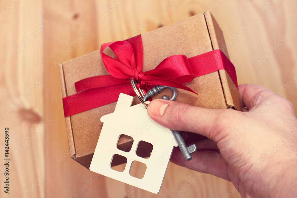 congratulation with the housewarming party/ Holiday gift with the ...