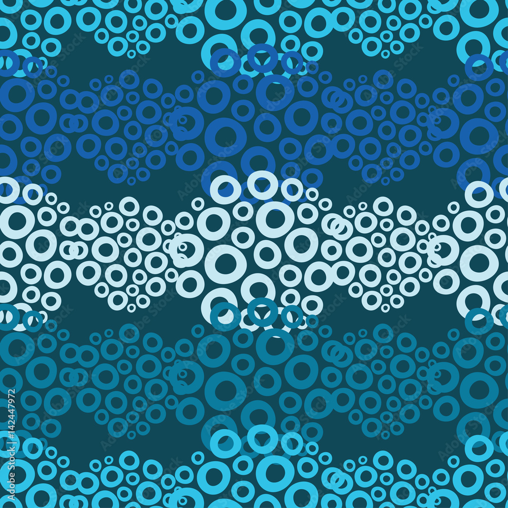 Colorful bubbles seamless pattern background. Vector illustration ...