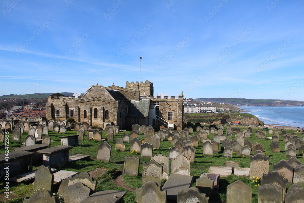 Saint Mary's Church Whitby Yorkshire UK Stock-Foto | Adobe Stock