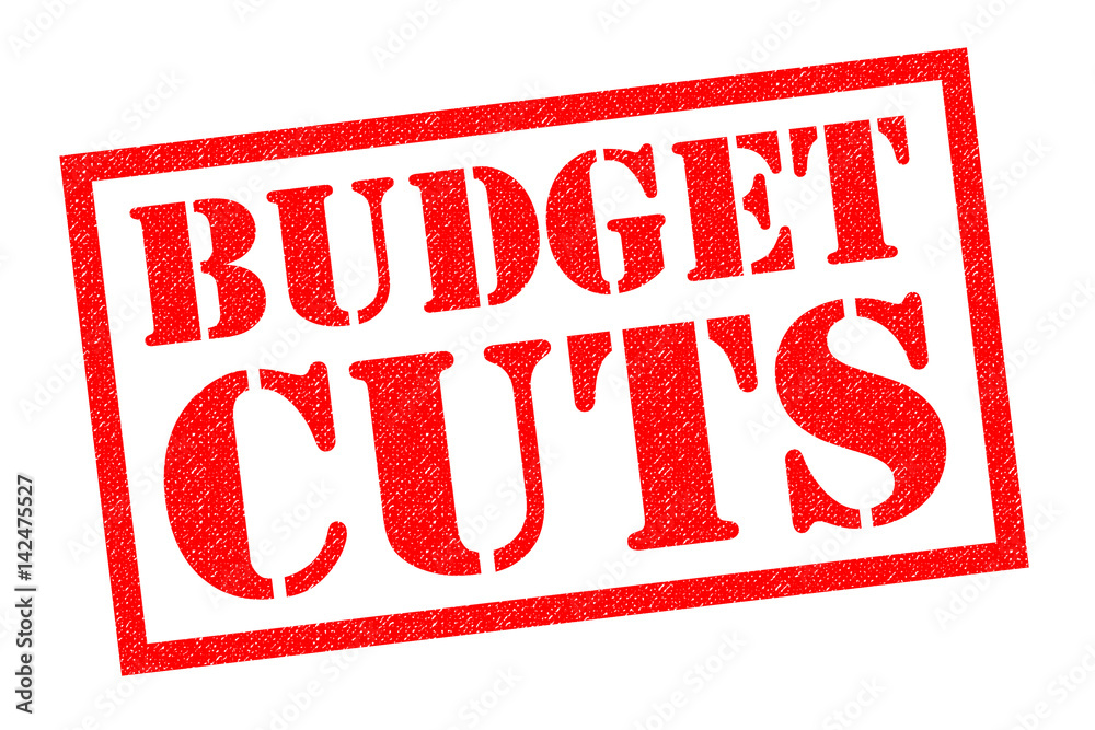 BUDGET CUTS Rubber Stamp ilustración de Stock | Adobe Stock