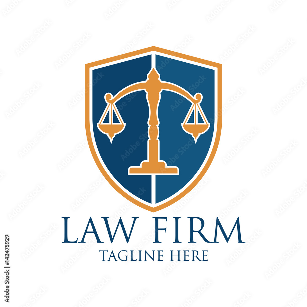 law firm logo with text space for your slogan / tagline, vector ...