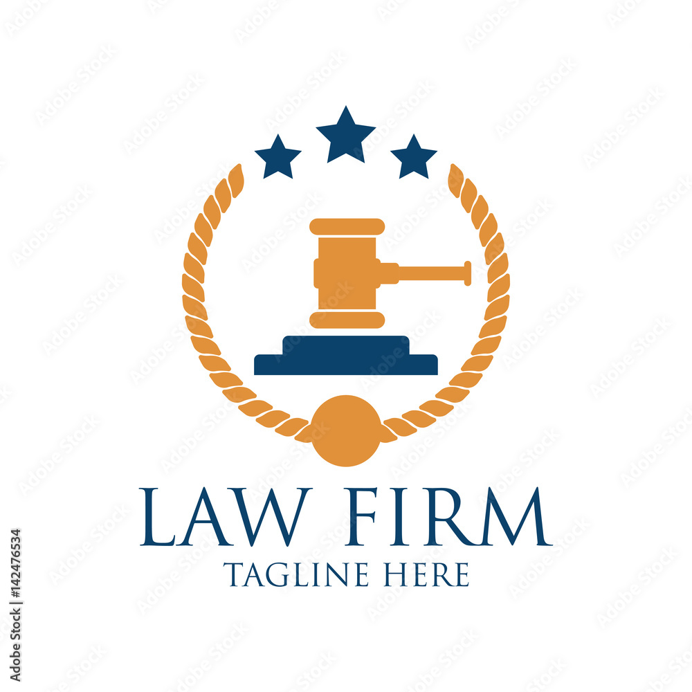 law firm logo with text space for your slogan / tagline, vector ...