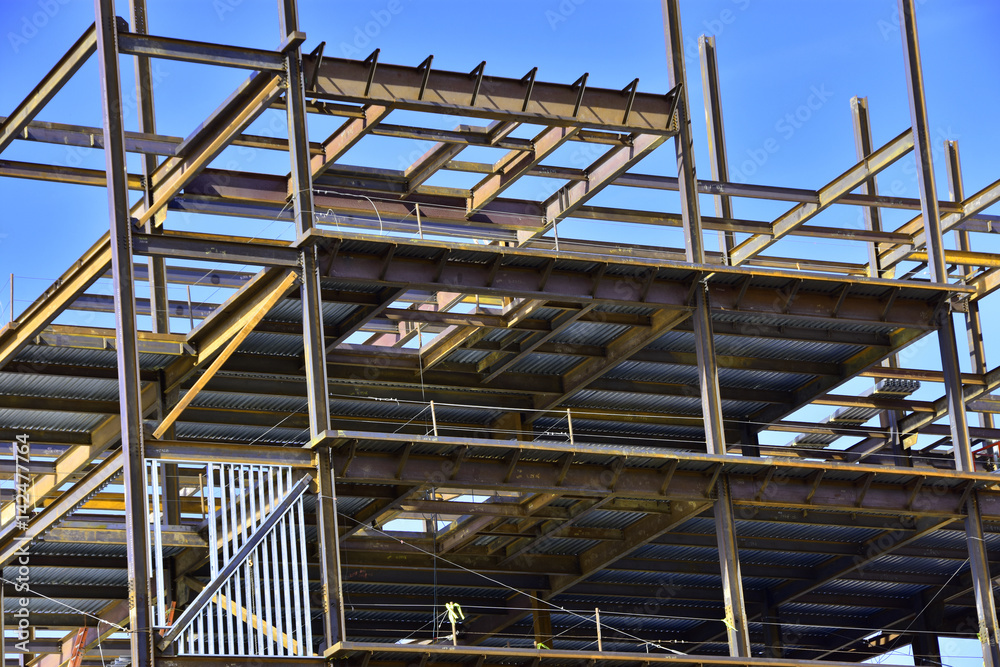 Steel Skyscraper Frame