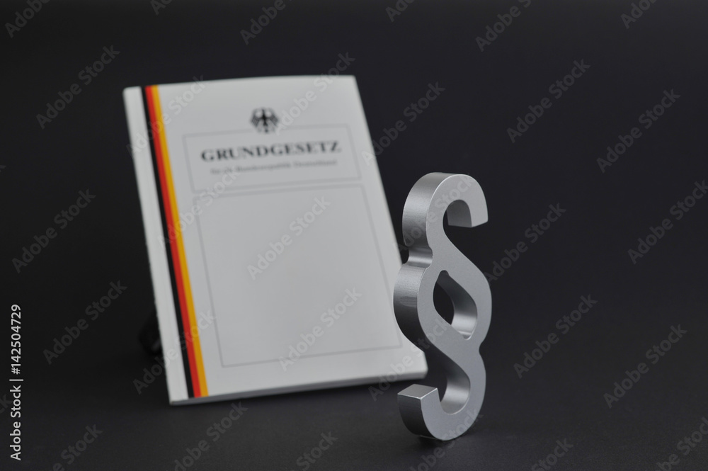 Grundgesetz, Bundesrepublik Deutschland, Gesetz, Paragraph, Verfassung ...
