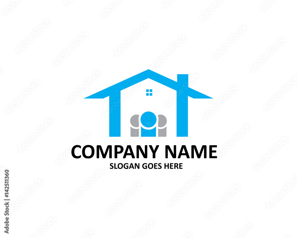 House People Logo Stock Vector | Adobe Stock