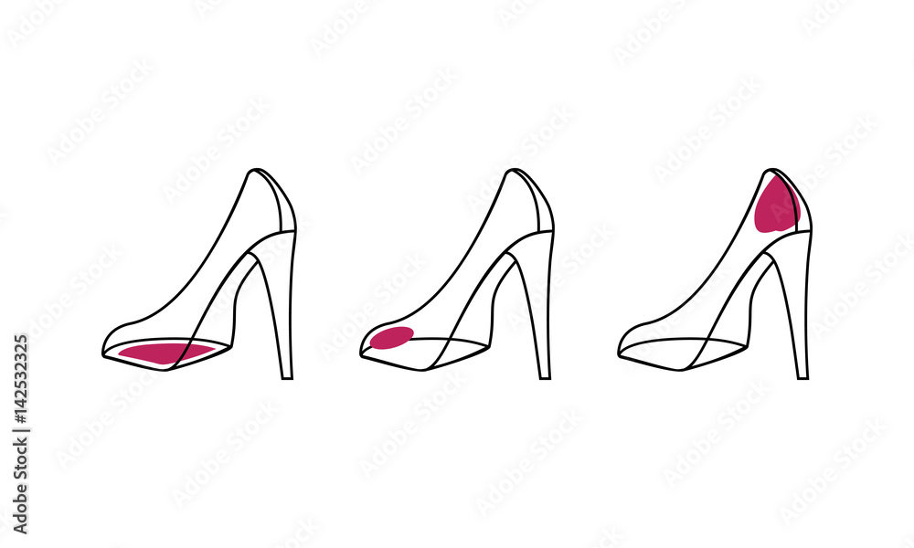 shoes line art Stock Vector | Adobe Stock