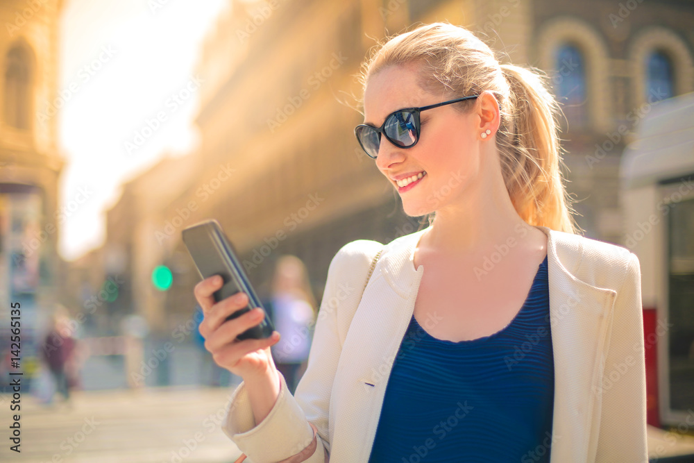 Chatting with someone Stock Photo | Adobe Stock