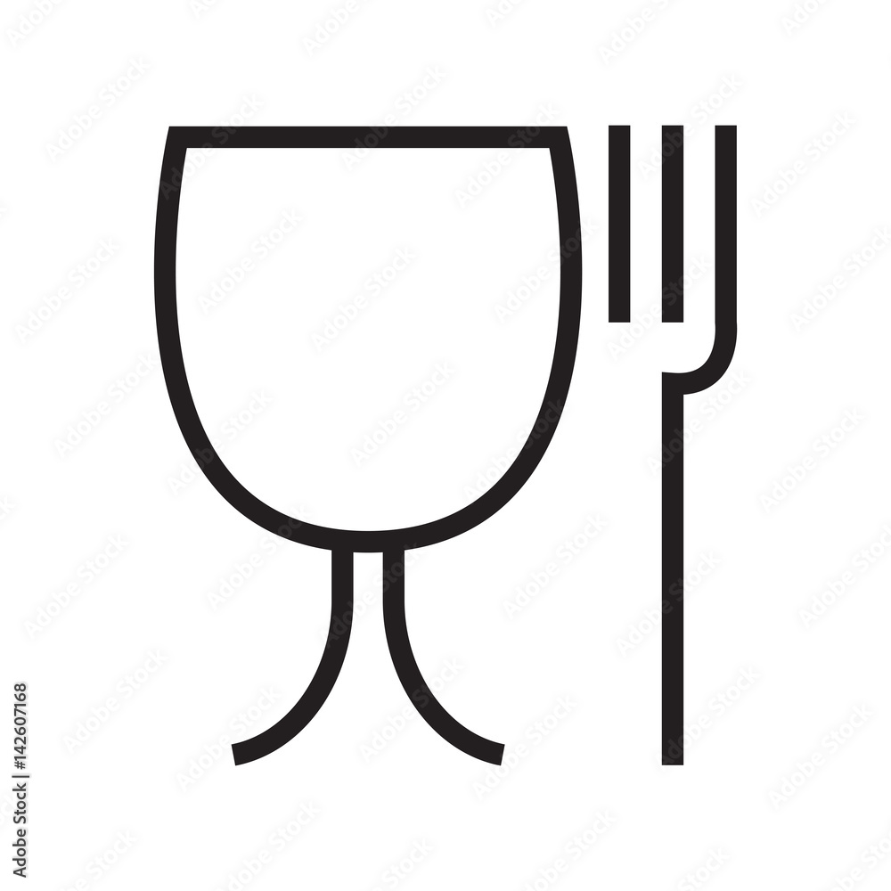 food grade plastic symbol isolated vector Stock Vector | Adobe Stock