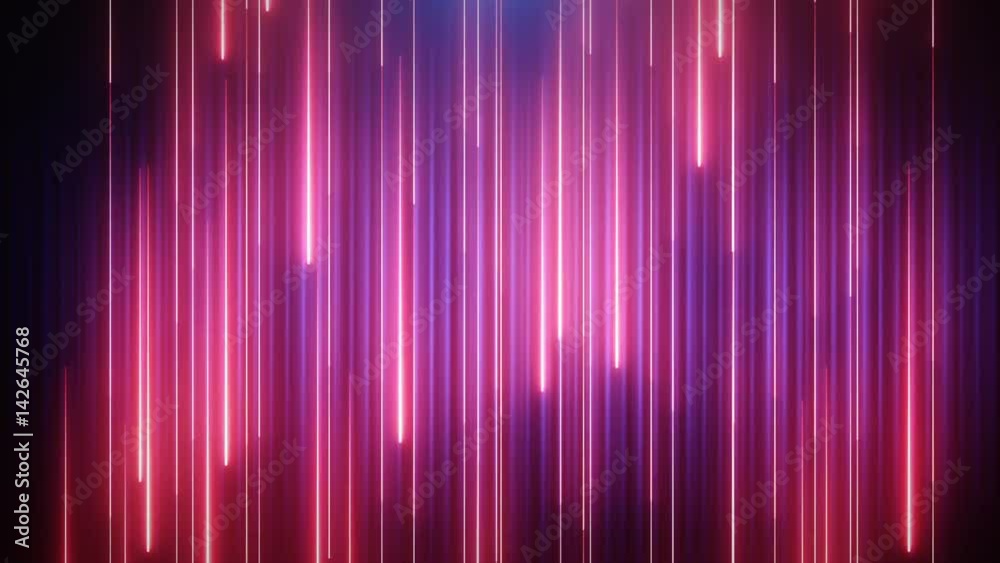 Neon red-blue animation VJ background with shiny particles Stock Video ...