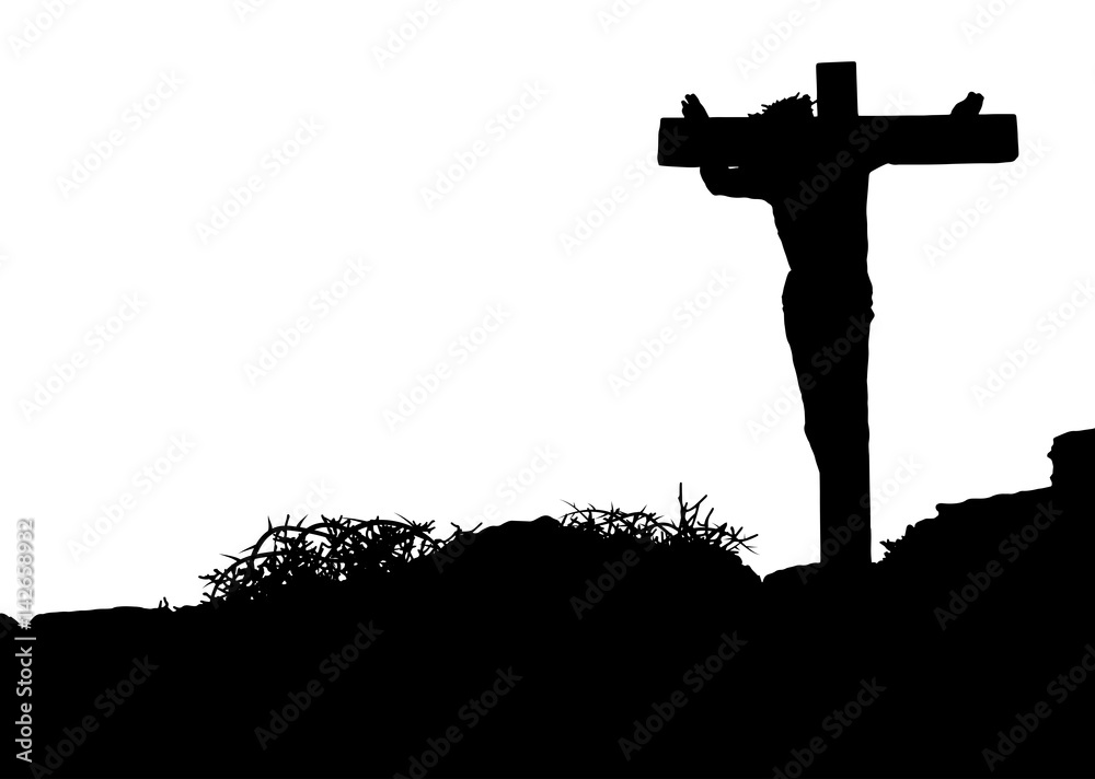Christ On Cross Silhouette
