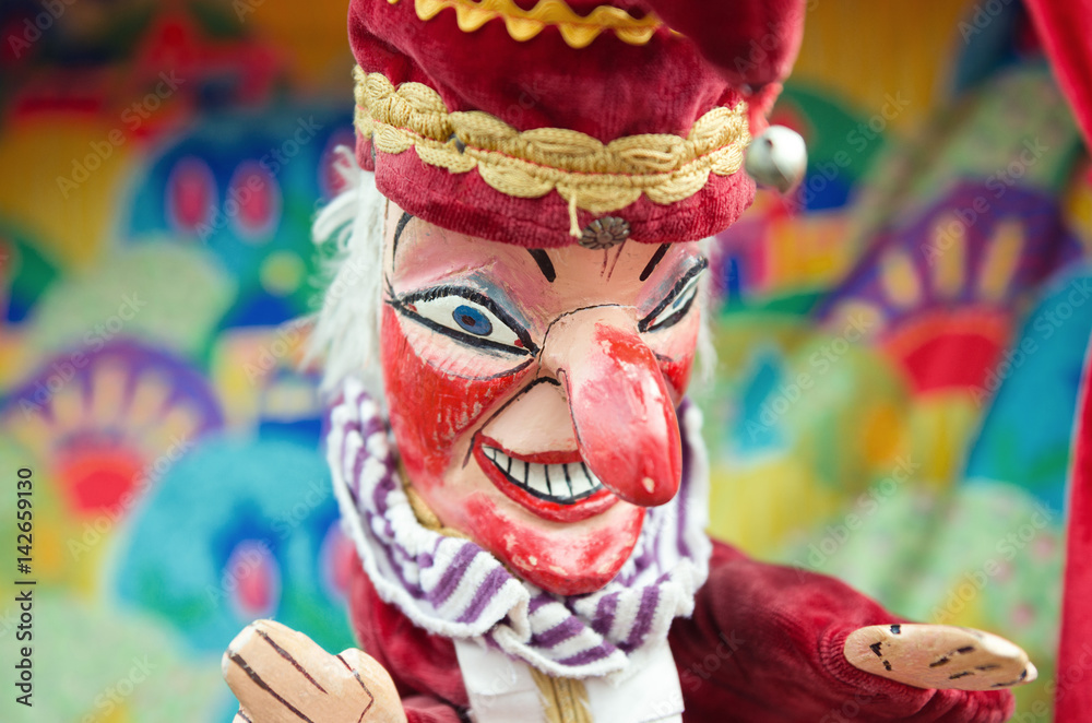 blackpool, England, 02/02/Punch from punch and judy puppet show. An ...