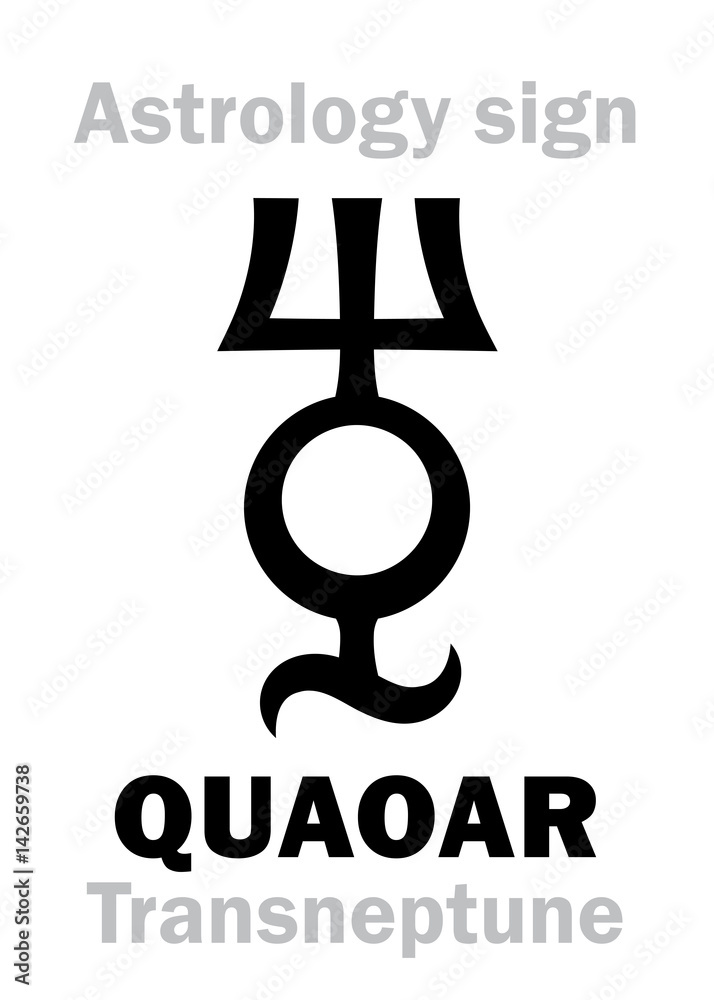 Astrology Alphabet: QUAOAR (Transneptune), Large massive planetoid (TNO ...