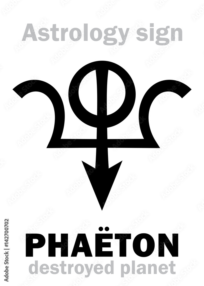 Astrology Alphabet: PHAËTON, hypothetic destroyed planet (between Mars ...