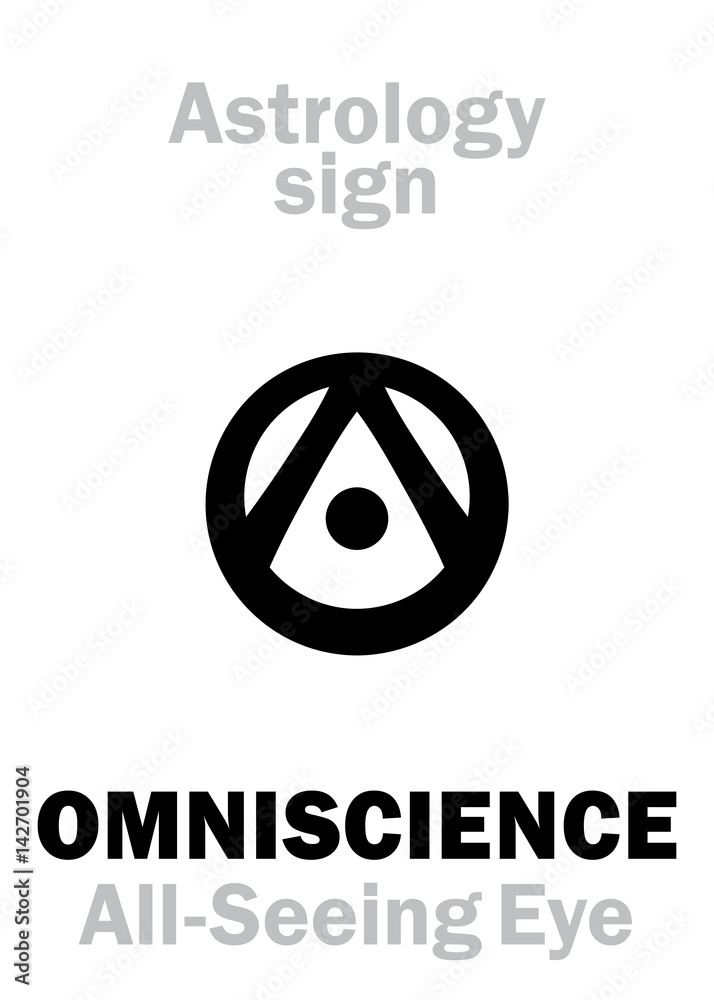 Astrology Alphabet: OMNISCIENCE (All-Seeing Eye || Eye of Providence ...