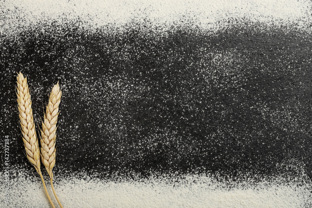 flour background Stock Photo | Adobe Stock