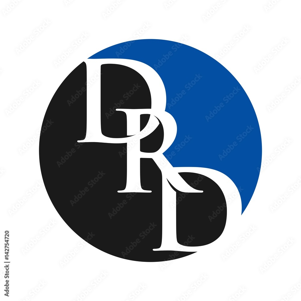 logo d, r and d logo vector. Stock Vector | Adobe Stock