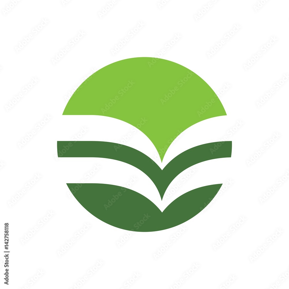 open book logo vector. Stock Vector | Adobe Stock