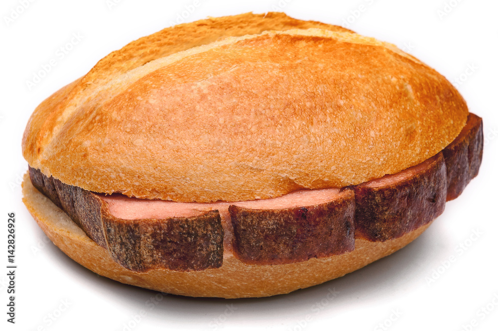 Leberkässemmel Stock-Foto | Adobe Stock