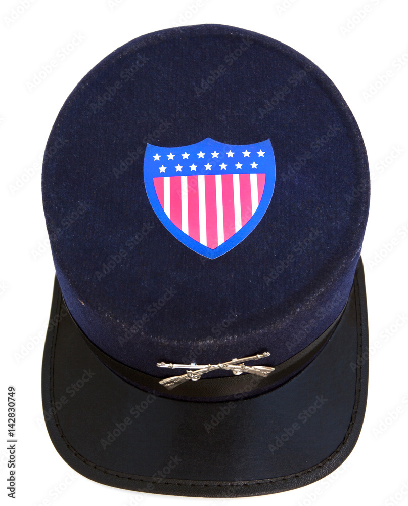 Union American Civil War cap. Prop. Toy. Stock Photo | Adobe Stock