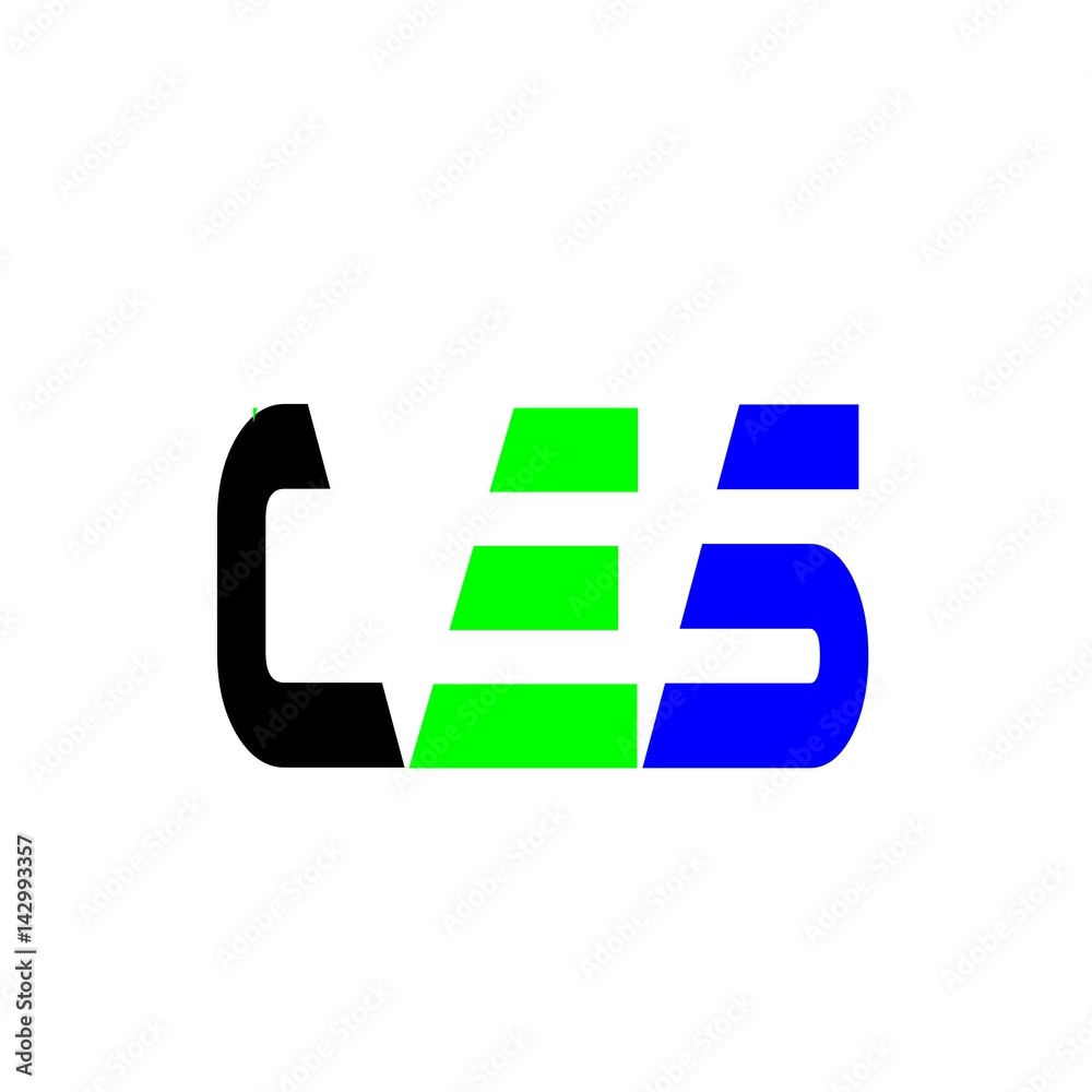 letter CES logo vector Stock Vector | Adobe Stock
