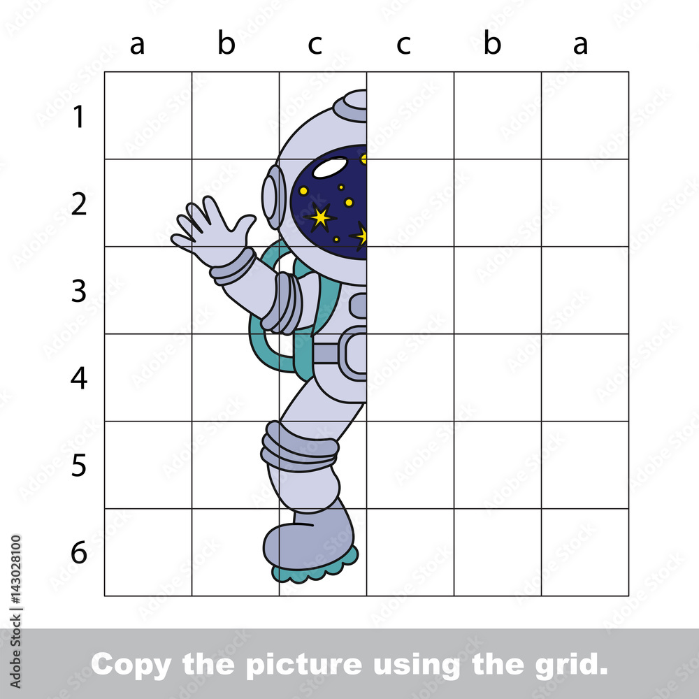 Drawing tutorial for kids. Educational kid game. Stock Vector | Adobe Stock