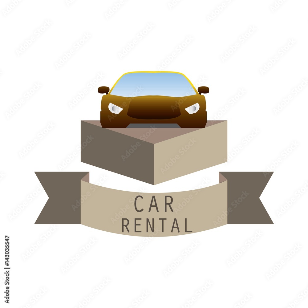 car rent logo with text space for your slogan / tagline, vector ...