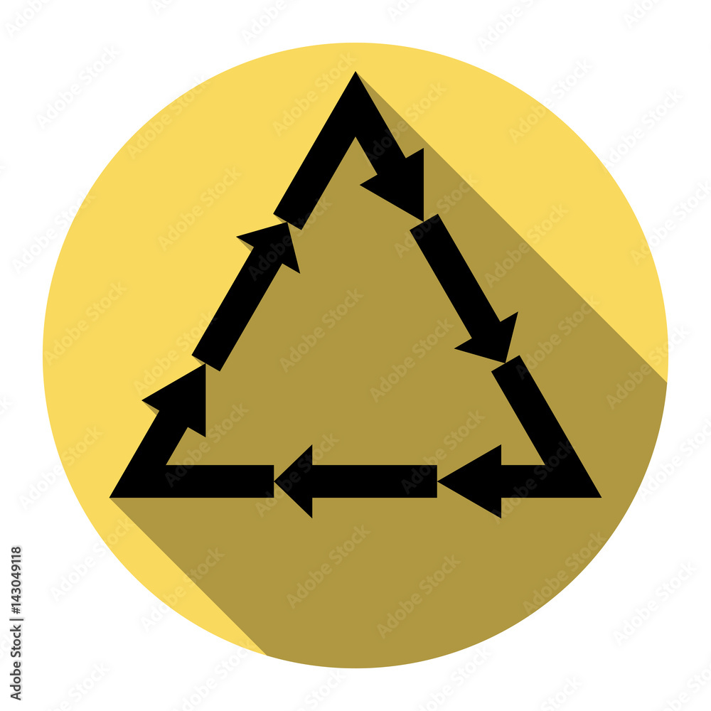 Vecteur Stock Plastic recycling symbol PVC 3 , Plastic recycling code ...