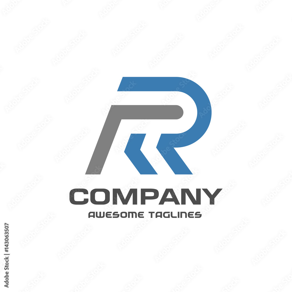 creative letter R logo. Abstract business logo design template. modern ...