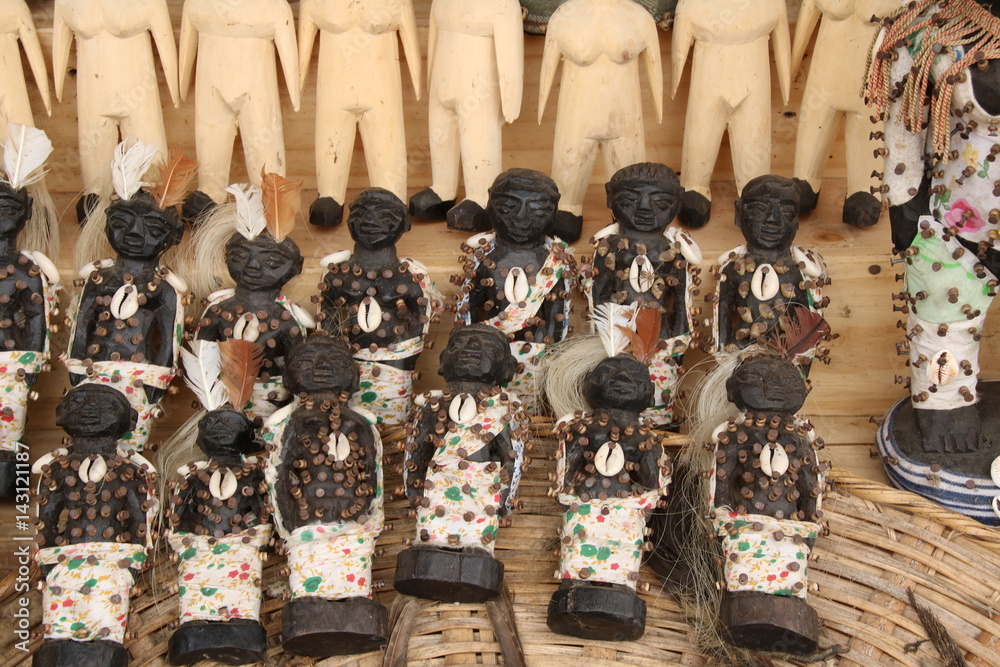 Voodoo paraphernalia, Akodessawa Fetish Market, Lomé, Togo / This ...