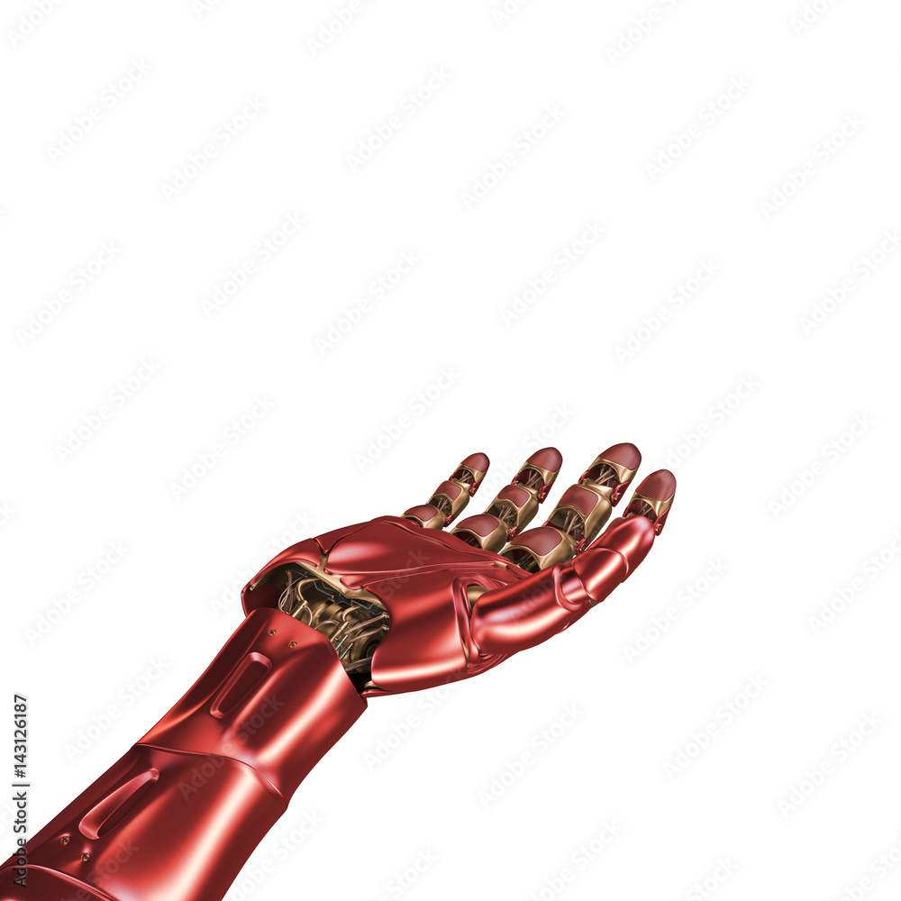 Iron Man Hand Template