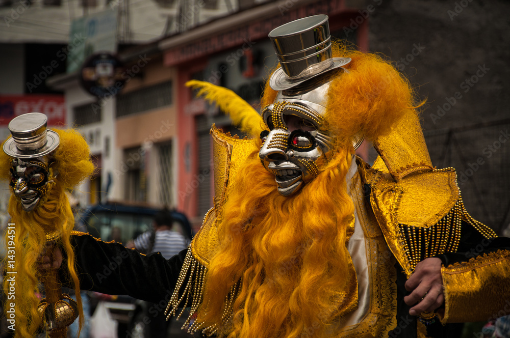 Demonio en carnaval Stock Photo | Adobe Stock