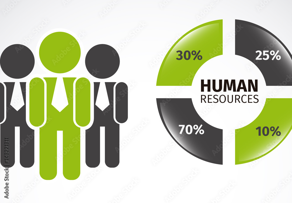 Green Black Modern Human Resources Infographic Template Stock Template ...