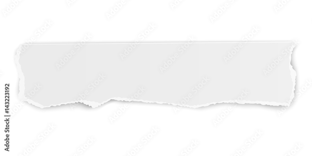 Vector oblong torn paper tear isolated on white background เวกเตอร์ ...