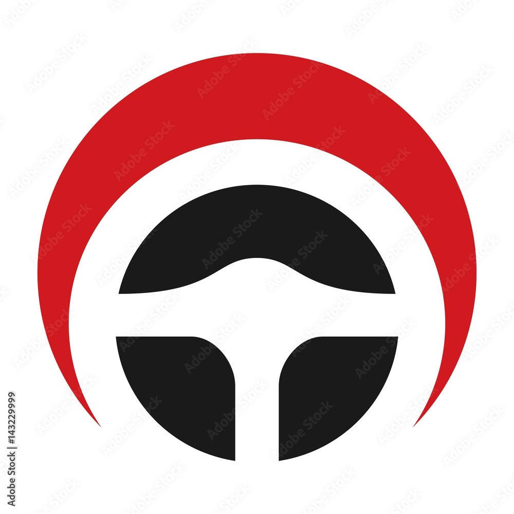 steer logo vector. drive logo. Stock Vector | Adobe Stock