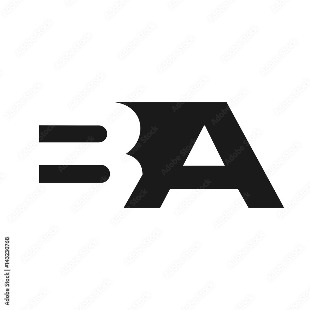 letter A and B logo vector Stock Vector | Adobe Stock