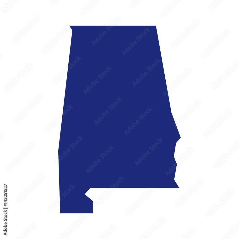 alabama logo vector. map vector. Stock Vector | Adobe Stock