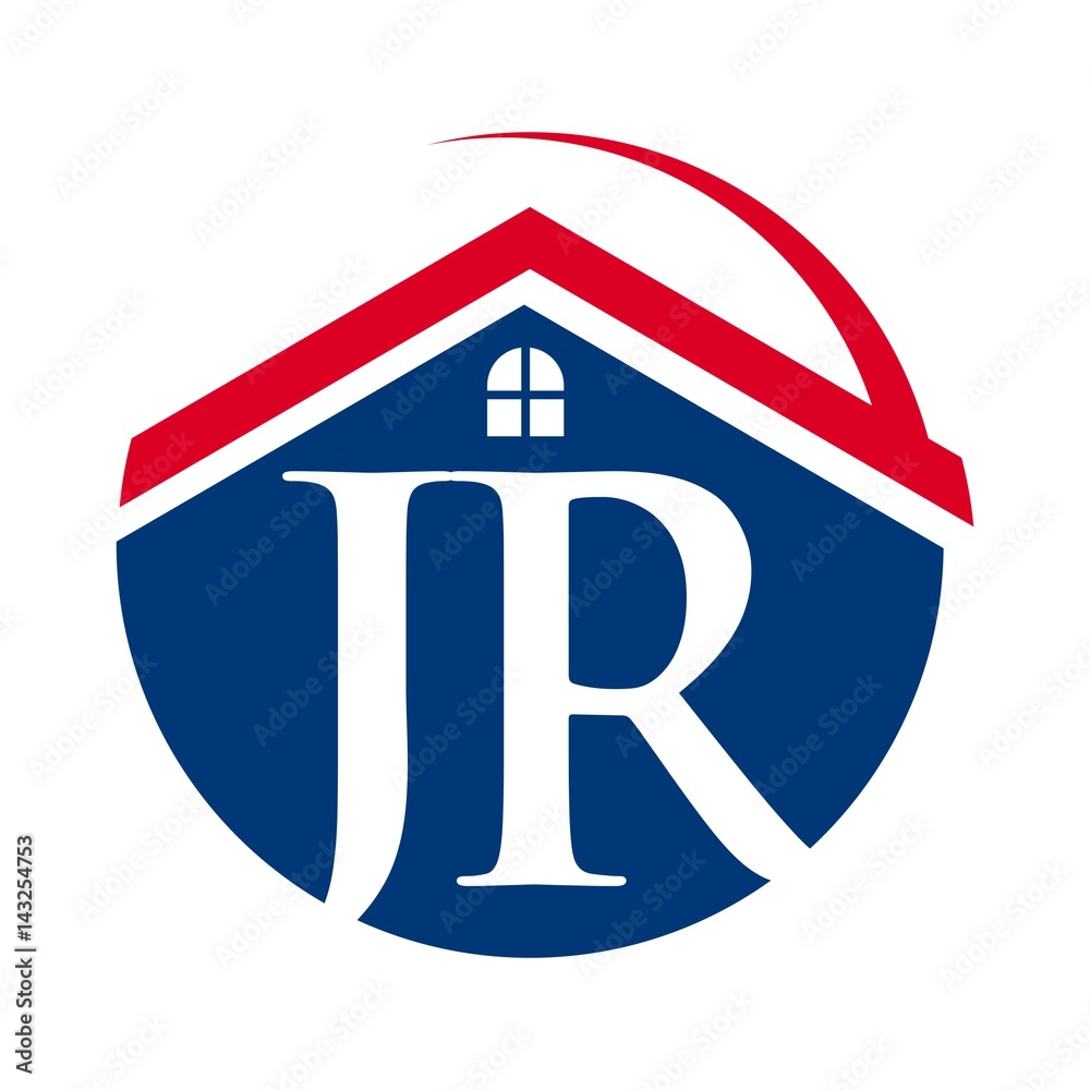 letter j and r logo vector. Stock Vector | Adobe Stock