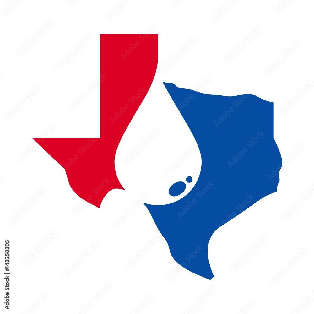 texas logo vector. water drop logo vector. Stock Vector | Adobe Stock