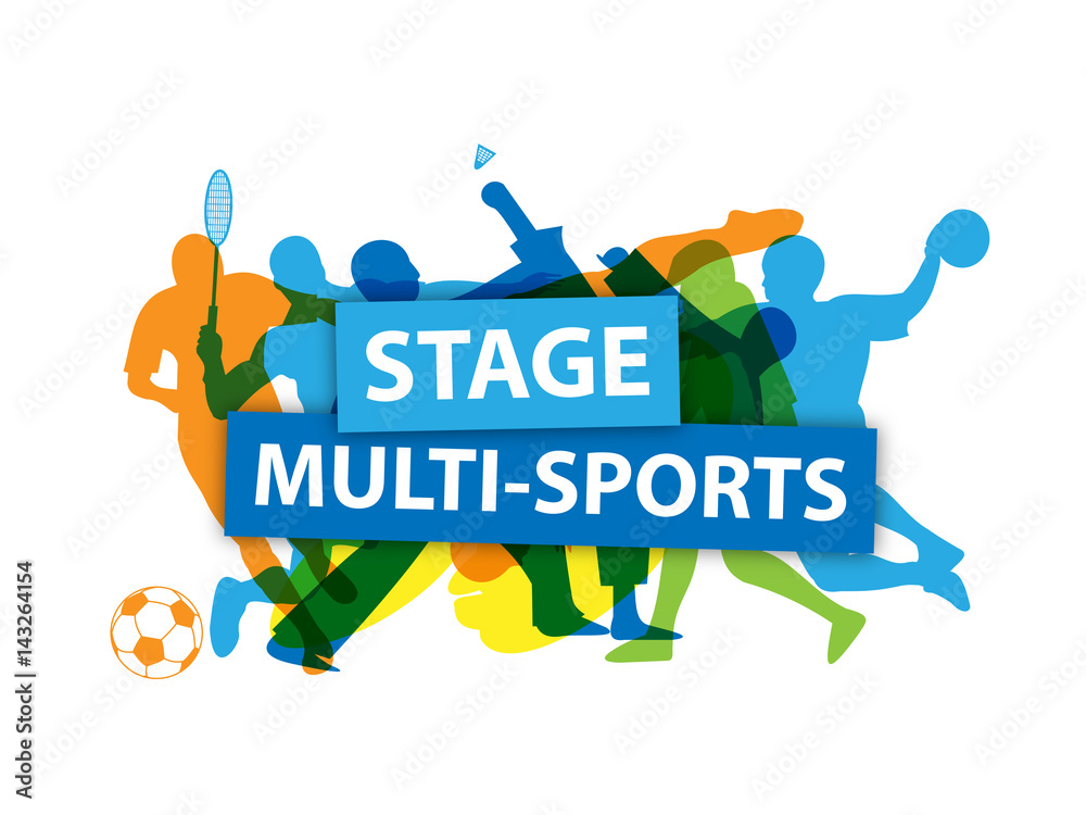 Icône STAGE MULTISPORTS Stock Vector | Adobe Stock